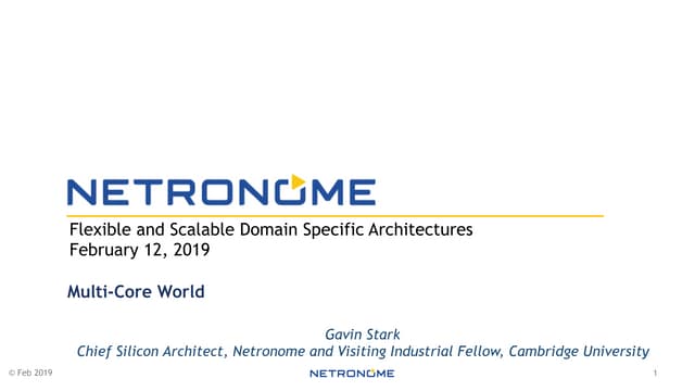 Flexible and Scalable Domain-Specific Architectures | PPT Flexible and Scalable Domain-Specific Architectures | PPT