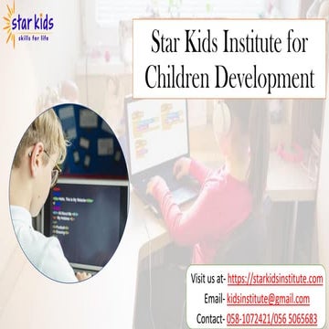 Star kids institute for children development | PDF