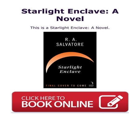 [PDF] Bücher Starlight Enclave: A Novel | PDF | Fiction | Books and Literature