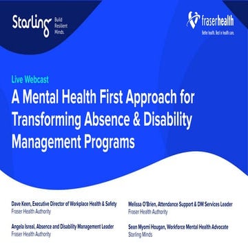 How to Transform Your Absence and Disability Management Programs | PDF