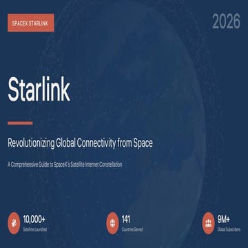 Starlink by SpaceX: Revolutionizing Global Satellite Internet ...