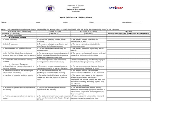 STAR Observation Technique.pdf