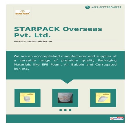 Starpack overseas-pvt-ltd | PDF
