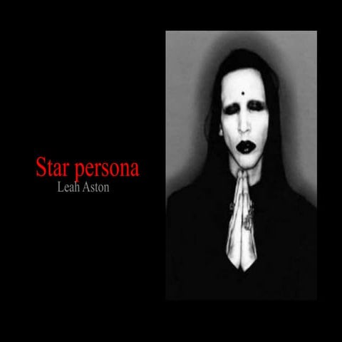 Star persona in media | PPTX