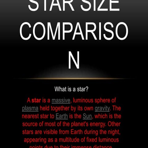 Star report in science | PPTX