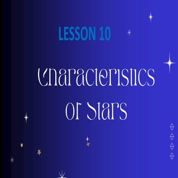 Stars Grade 9 Quarter 4 DepEd K-12 Curriculum | PDF