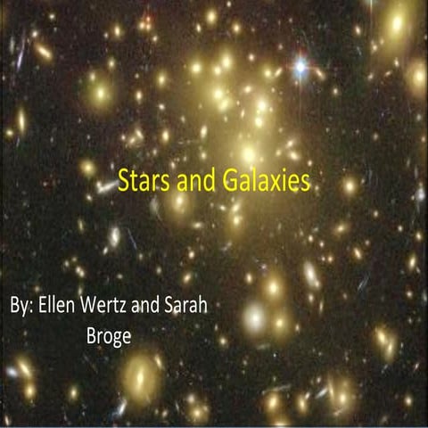 Stars And Galaxies | PPT