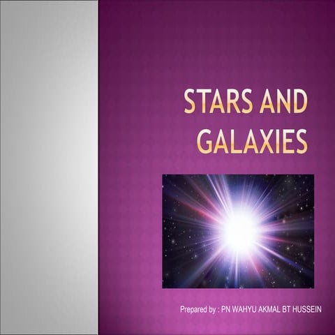 Stars and galaxies | PPT