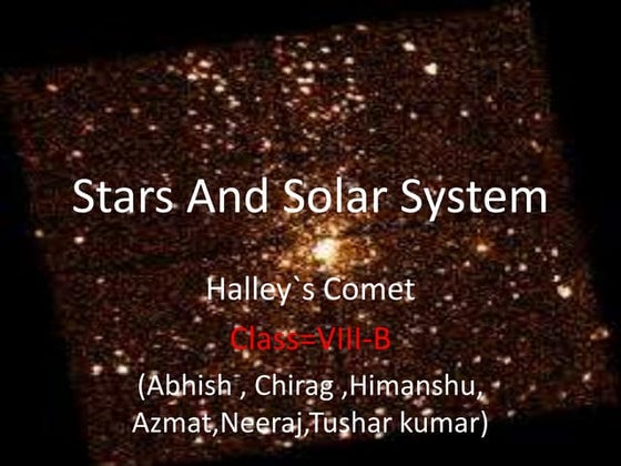 Solar system ,stars,moons,planets,detail of planets | PPTX