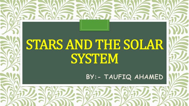 THE EARTH IN THE SOLAR SYSTEM, GRADE 6, CBSE | PDF
