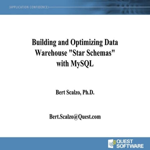 Data Warehouse Logical Design Using Mysql Ppt 9116