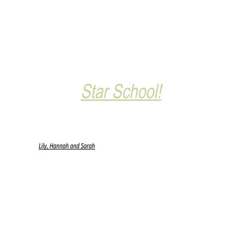 Star school! | PPT