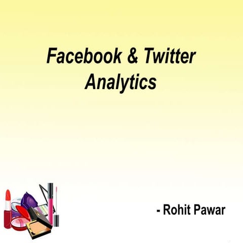 Facebook & Twitter Analytics | PPTX