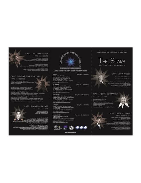 Constellation marine services flyers-2018 | PPT
