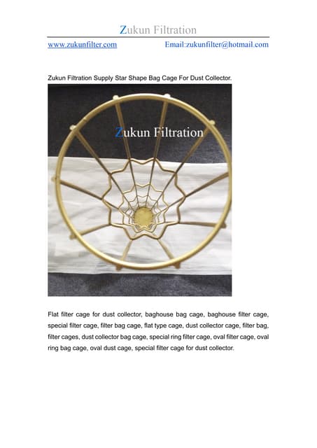 Epoxy Polyester Coated Filter Cages From Zukun Filtration | PDF