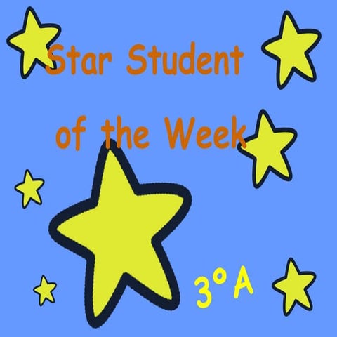 Star student presentation 3ºa | PPT