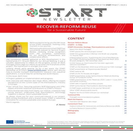 START Project Newsletter Number 6 - August 2025 | PDF
