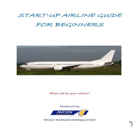Start up airline guide v2 | PDF | Air Travel | Travel Type