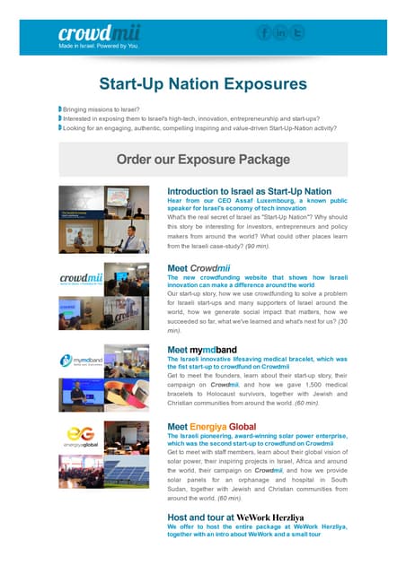 My Story in the Start-Up Nation | PDF | Social Networking | Internet