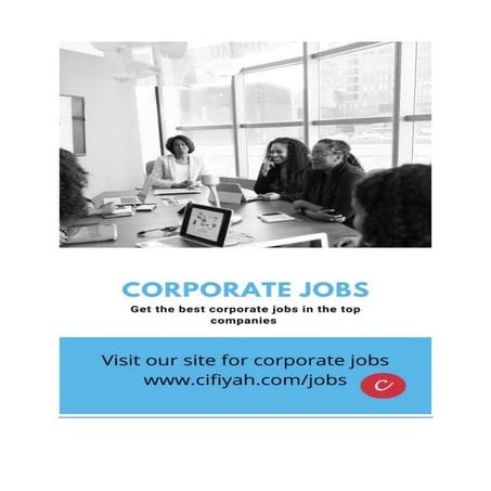 Start a career in corporate sector jobs | PDF