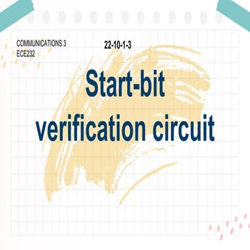 THE START-BIT-VERIFICATION CIRCUITS.pptx
