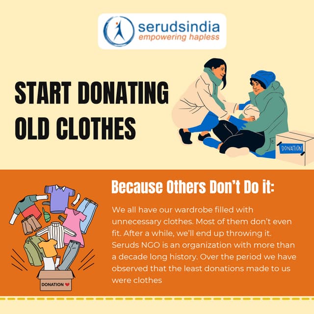 Start Donating Old Clothes | PDF