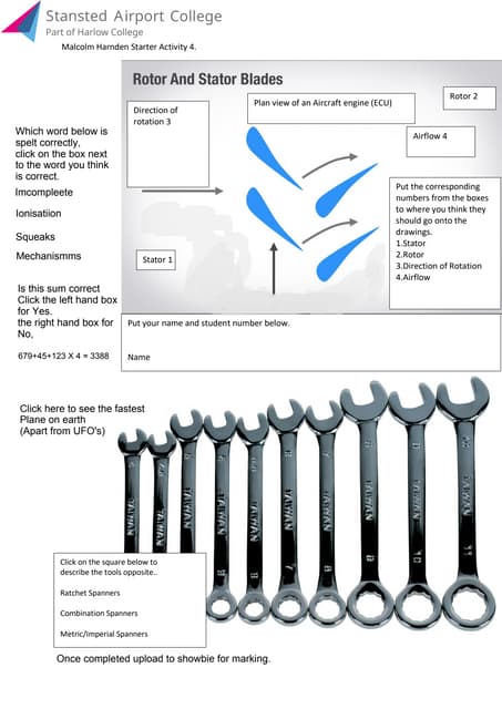 Starter activity 3 completed | PDF