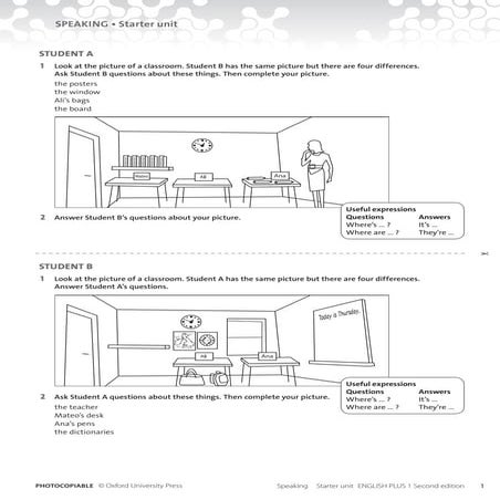 Starter speaking | PDF