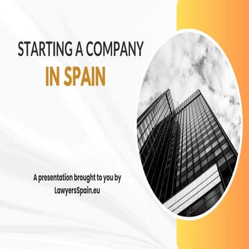The Main Steps on Starting a Business in Spain | PDF