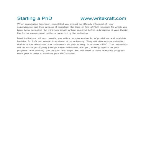 Starting a phd | DOCX