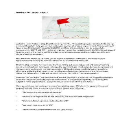SPC Implementation - Mark Harrison | PDF