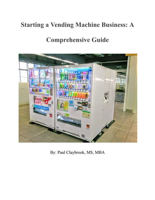 Vending machine ppt | PPTX | Household Supplies | Shopping