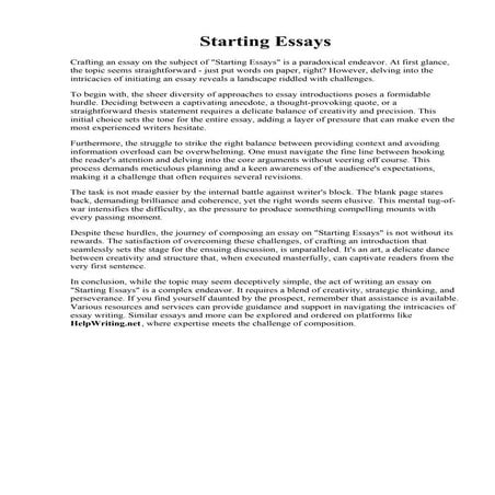 Biography Essay Examples | PDF