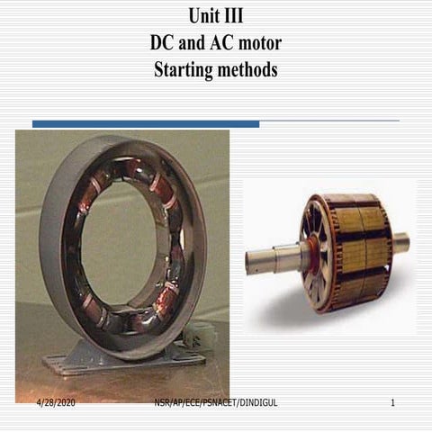 Starting methods of dc motors | PPT