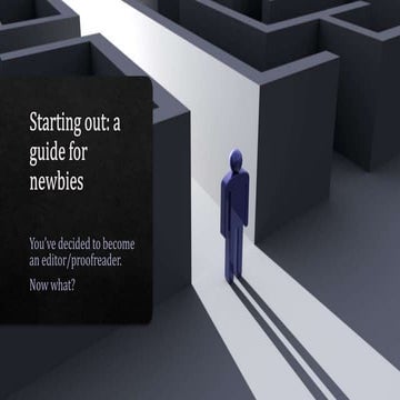 Starting out: A guide for newbies - Claire Handy | PPT