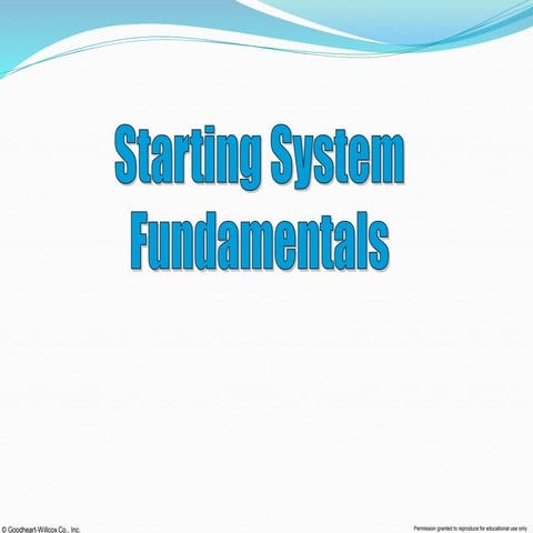 Starting system.PPT