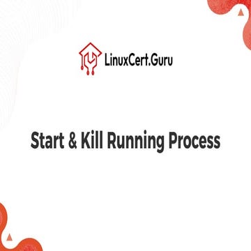 Start and Kill Running Process - RHCE.pdf