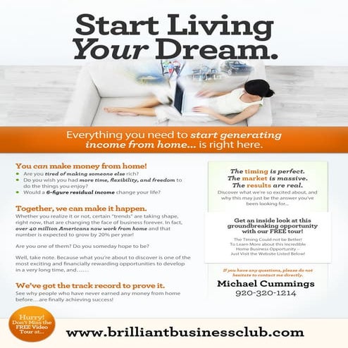 Imagine Better Health & Lifelong Wealth flyer | PDF