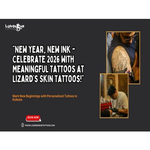 Start New Year 2026 with Lizard’s Skin Tattoos - A Fresh Beginning ...