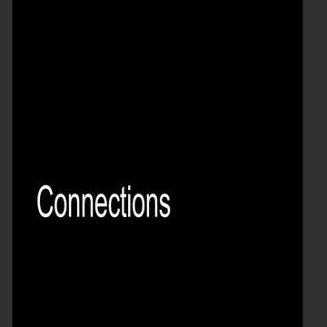Connections Presentation | PPT