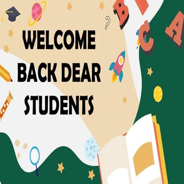 Start of Class, Introduction speech for class for | PPT