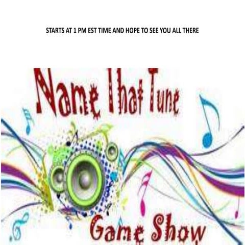 Starts at 1 pm est time and hope | PPTX