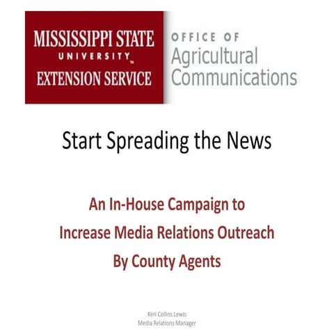 Start spreading the news | PPT