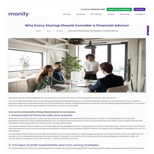 Why Every Startup Should Consider a Financial Advisor | PDF
