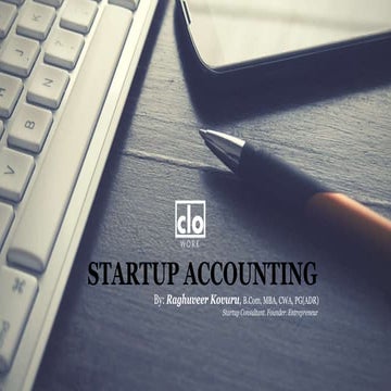 Accounting for Startups | PPTX