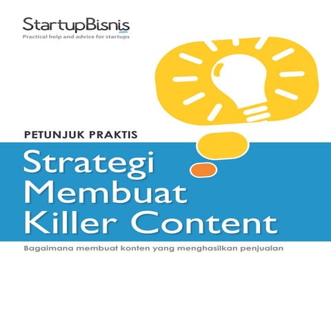 Startupbisnis strategi-membuat-killer-content | PDF