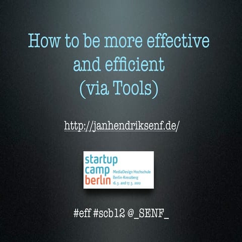 Efficient and effective learning | PPT