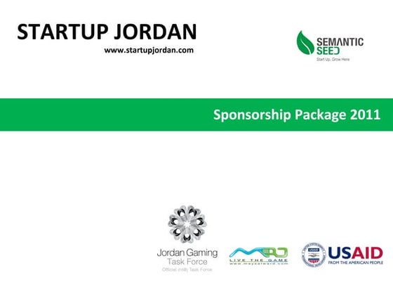Sponsor Startup Weekend San Diego | PPTX