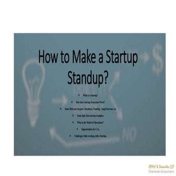 How To Make A Startup Standup? | PPTX
