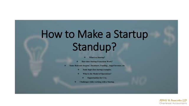 Startup India PPT | PPTX